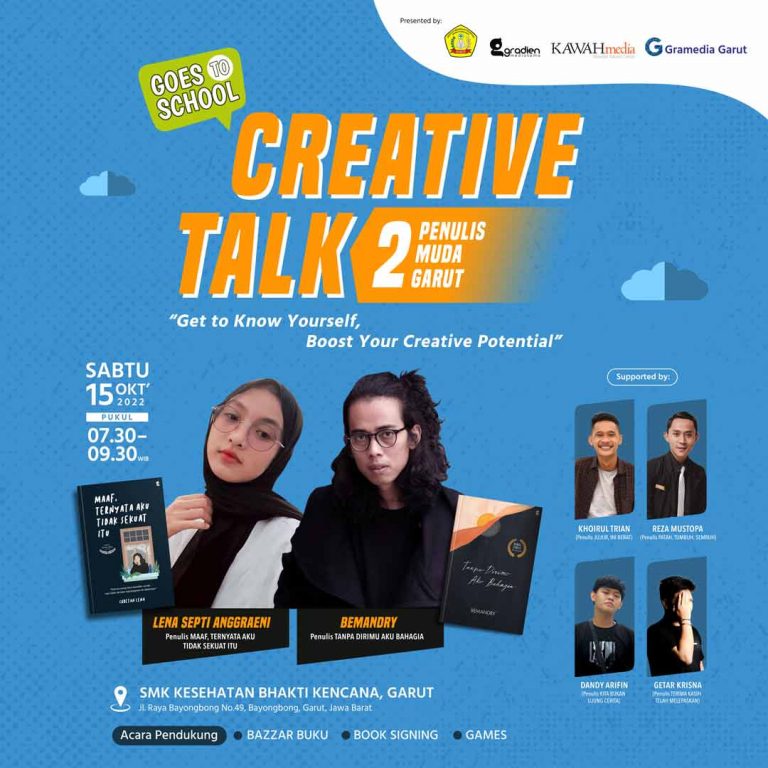 Creative Talk Penulis Muda Garut - Gradien Mediatama