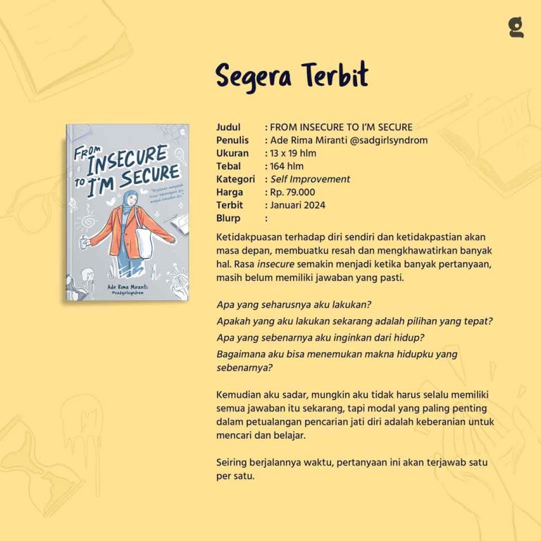 Special Offer Buku FROM INSECURE TO I'M SECURE